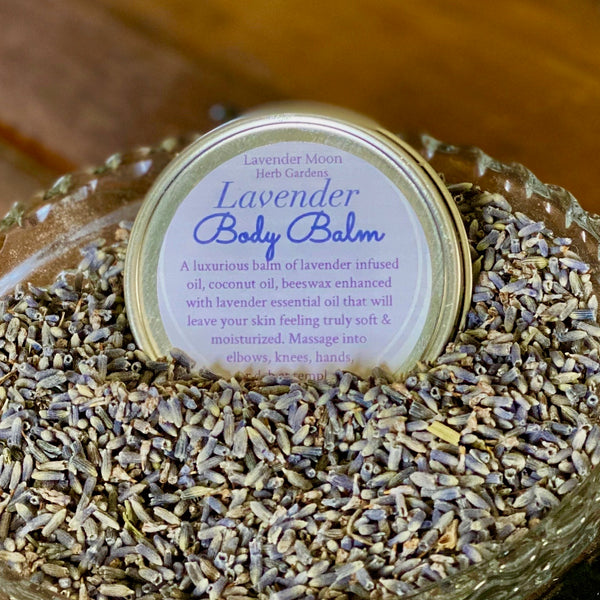 Lavender Body Balm – Lavender Moon Herb Gardens